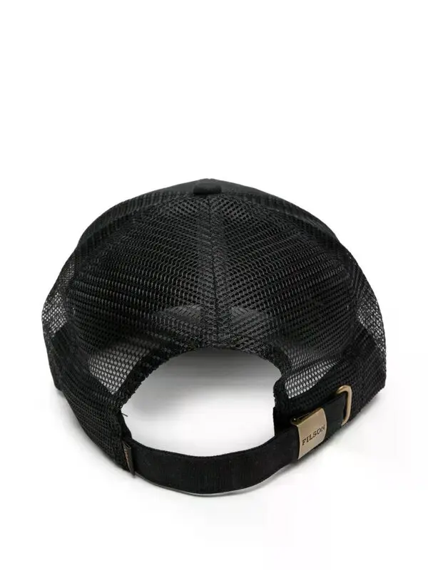 Filson Logo-patch Trucker Cap - Black