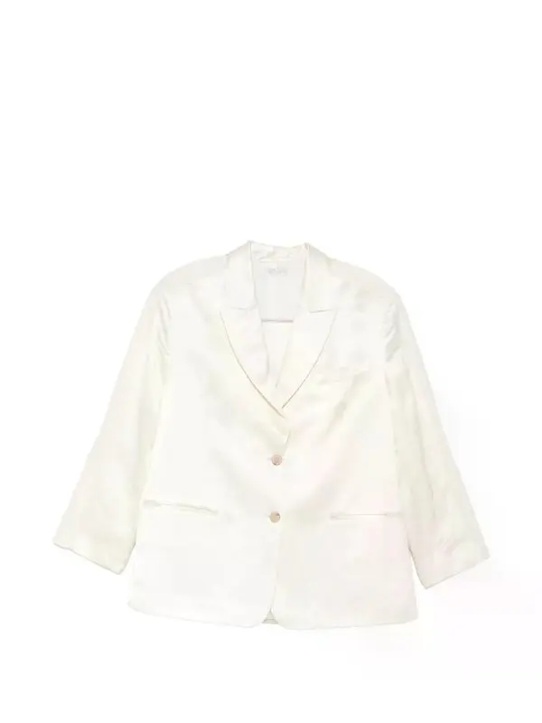 PANICALE Peak-lapel Blazer - White