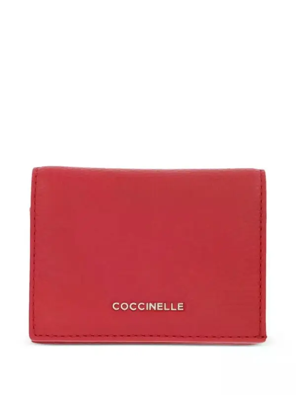 COCCINELLE Metallic Wallet - Red