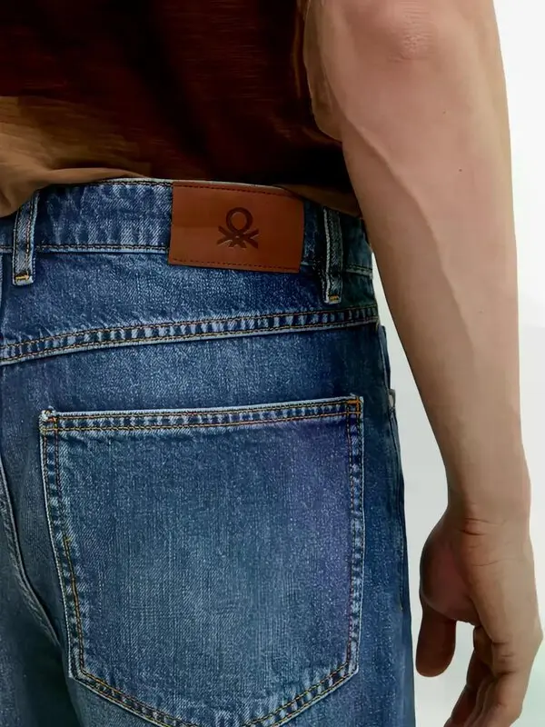 BENETTON Belt-loops Jeans