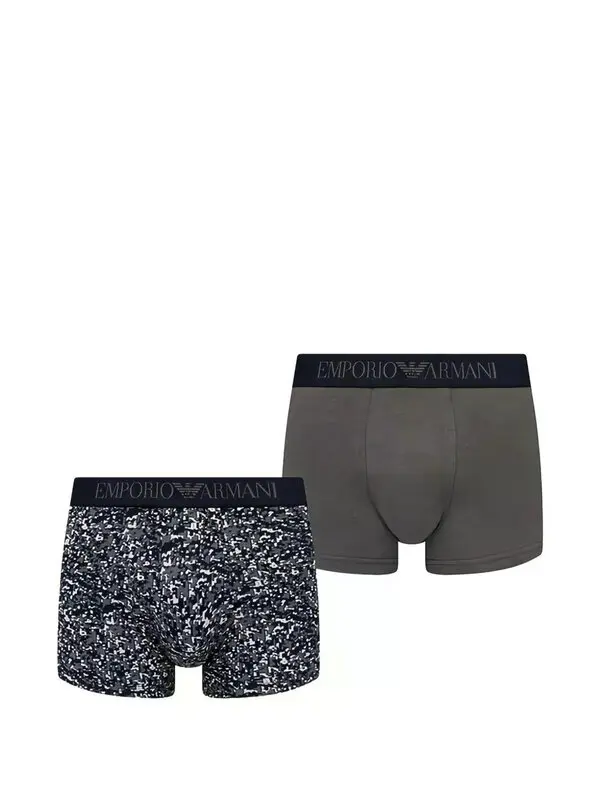 Emporio Armani Logo Boxers - Grey