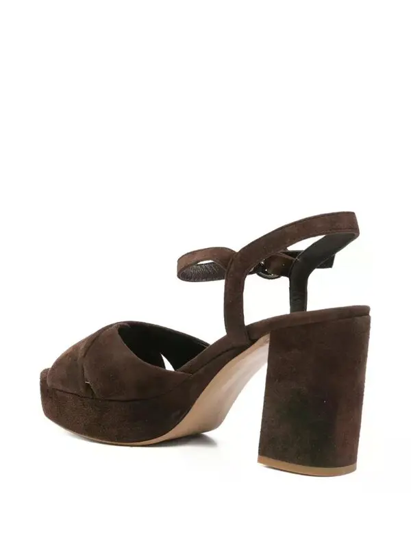 JULIE DEE Platform-heel Sandals - Brown