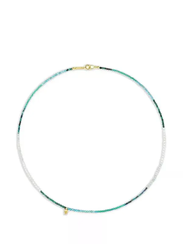 TOUS Beaded Pendant Necklace - Blue