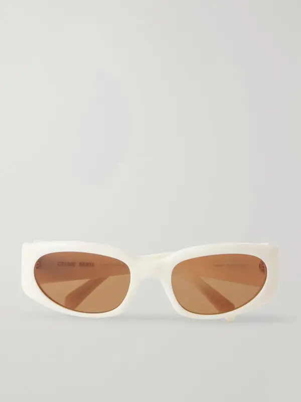 Celine Journey Round-frame Sunglasses - White