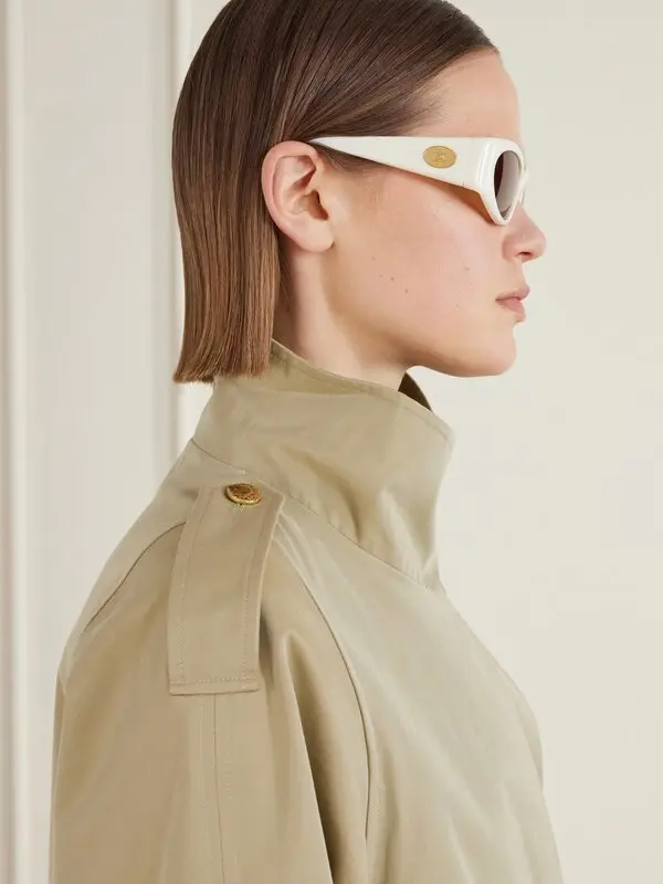 Celine Journey Round-frame Sunglasses - White