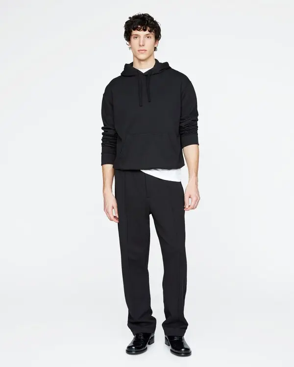 ATM Anthony Thomas Melillo Straight Leg French Terry Cotton Sweatpants - Black
