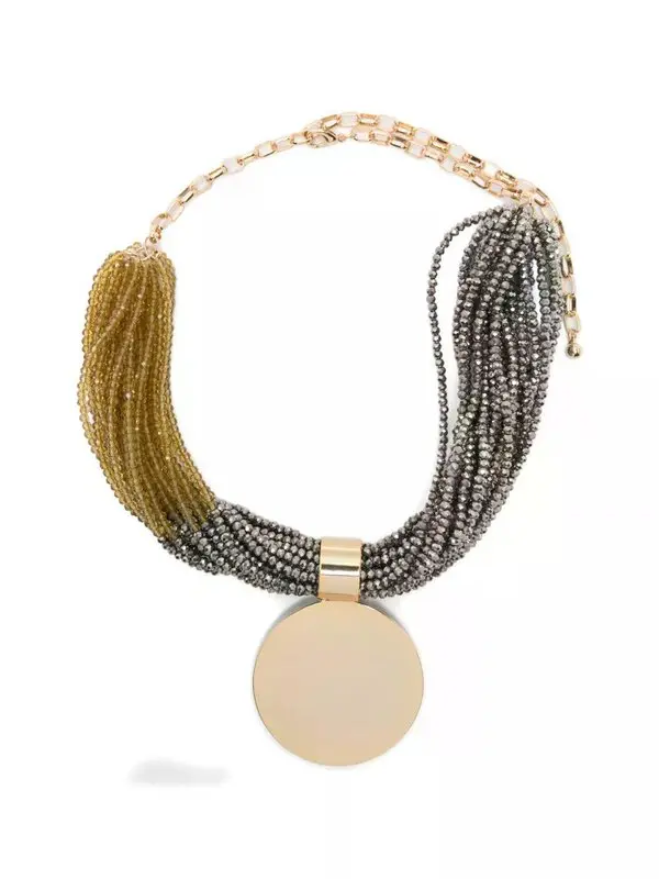 Antonelli Firenze Beaded Pendant Necklace - Gold