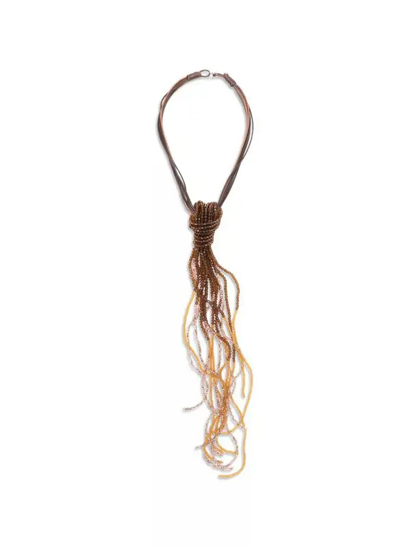 Antonelli Firenze Tessa Beaded Necklace - Brown