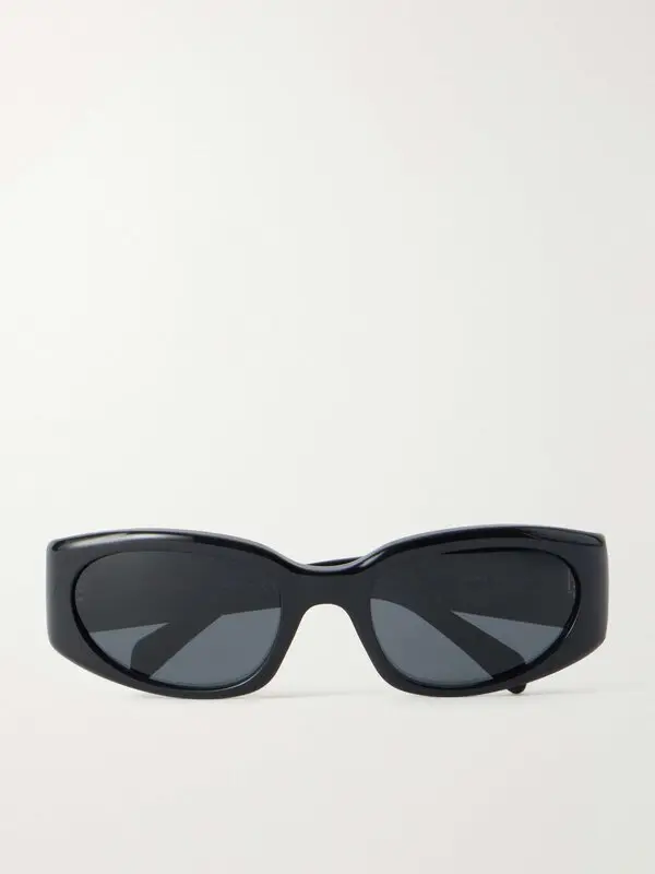 Celine Journey Round-frame Acetate Sunglasses - Black