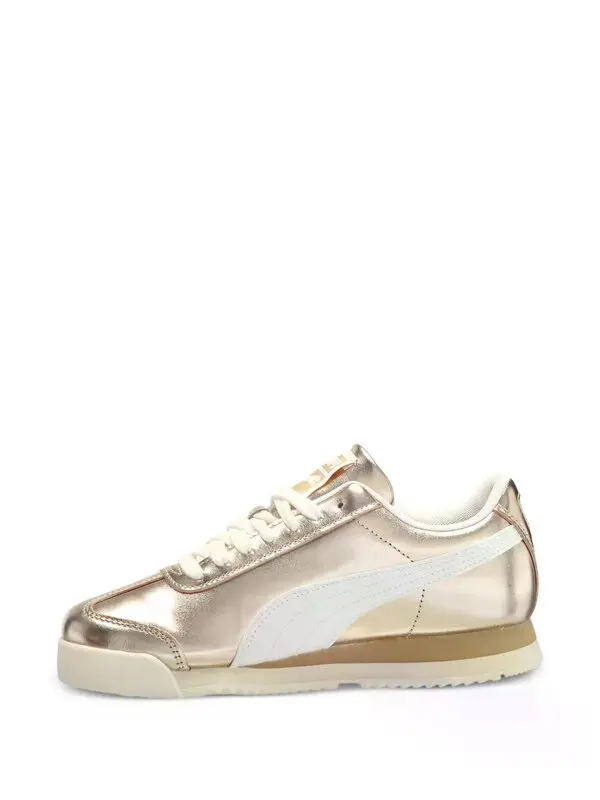 PUMA Metallic Lace-up Sneakers - Gold