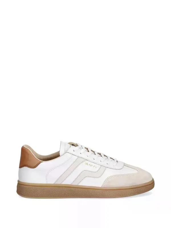 Gant Cuzmo Lace-up Suede Sneakers - White