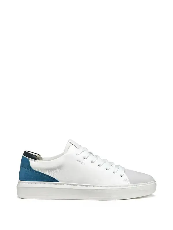 Geox Panelled Sneakers - White