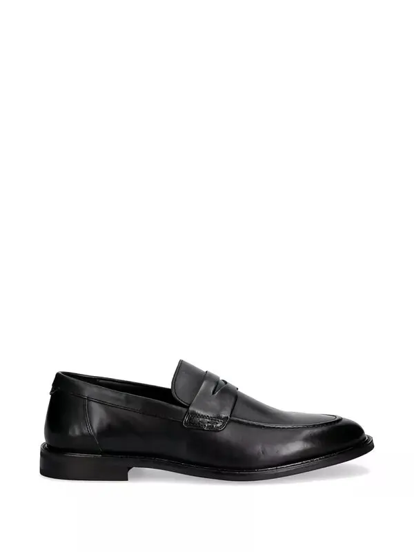 Gant Penny Leather Loafers - Black