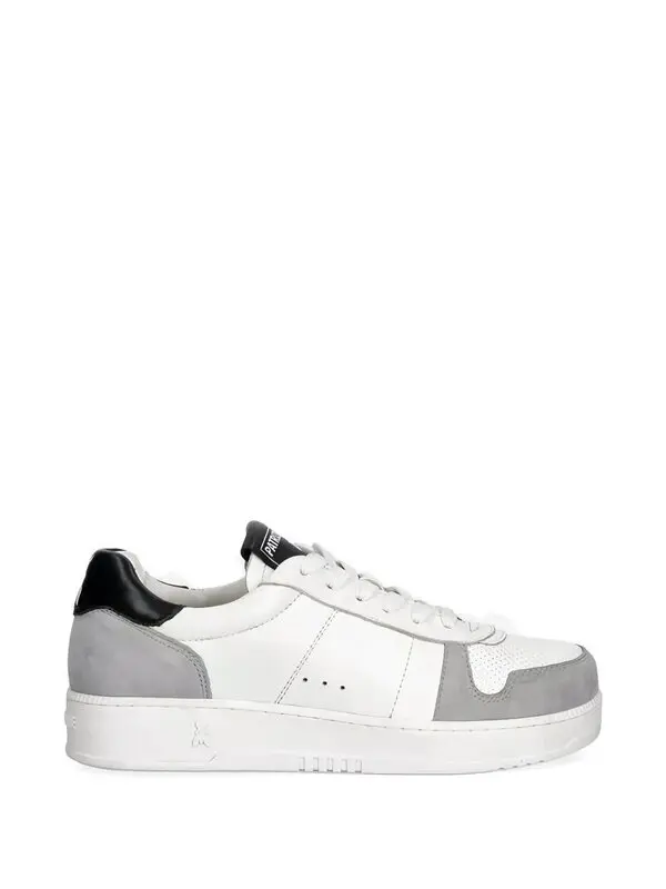 Patrizia Pepe Perforated Panel Sneakers - White