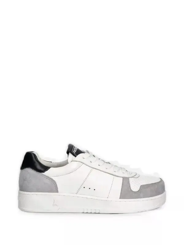Patrizia Pepe Perforated Panel Sneakers - White