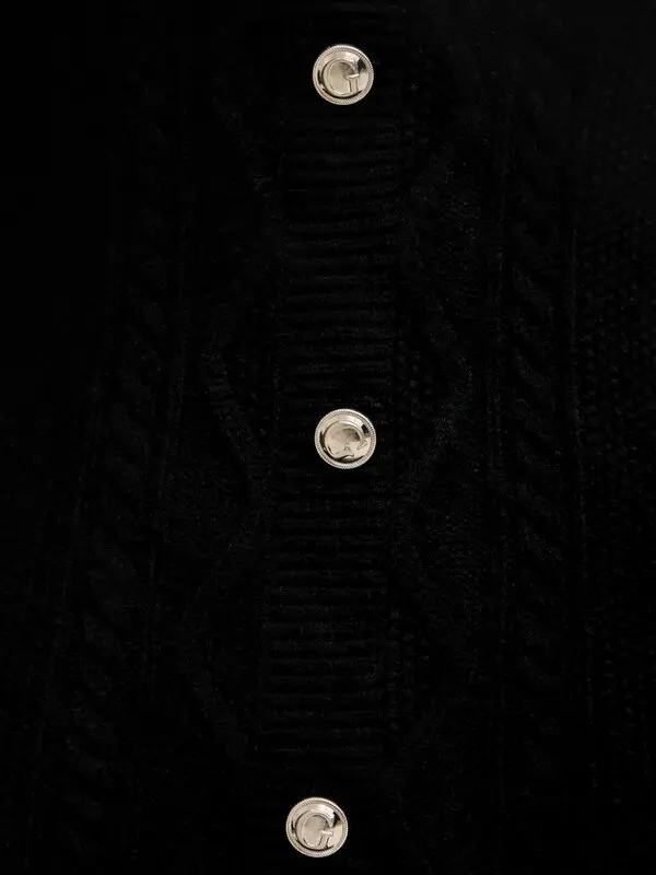 Guess Button Cable Knit Mini Dress