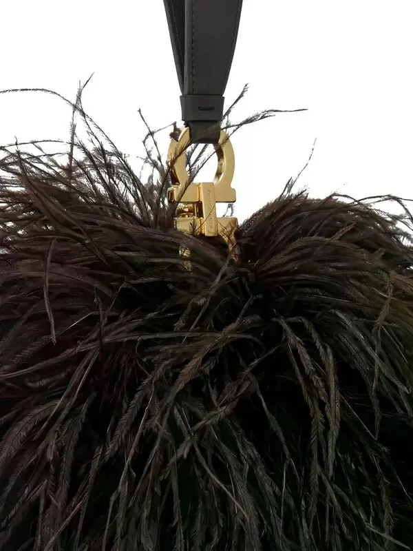 FERRAGAMO Mini Feather Tote Bag