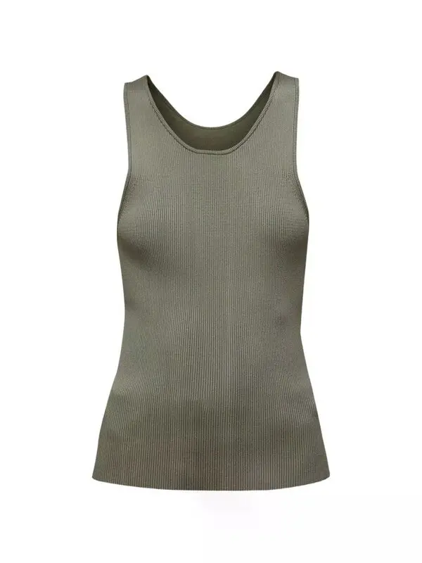 3.1 Phillip Lim Ribbed Layering Tank Top - Green
