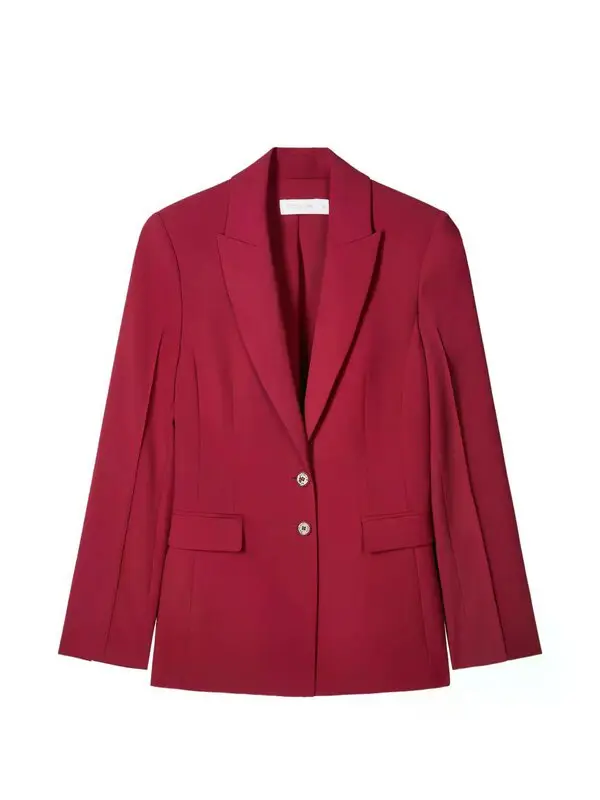 Patrizia Pepe Button-fastening Blazer - Red
