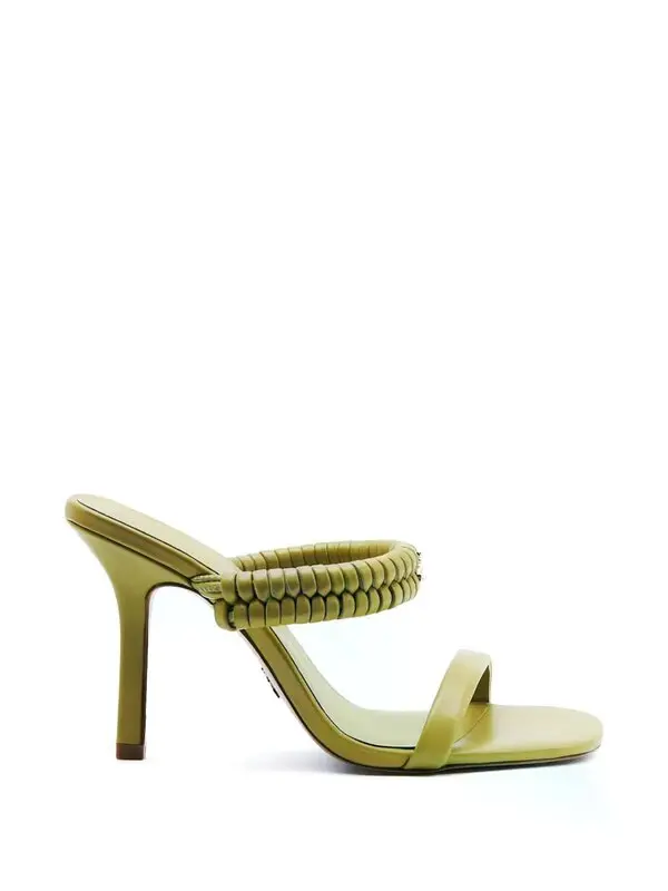 Patrizia Pepe Heeled Braided Sandals - Green