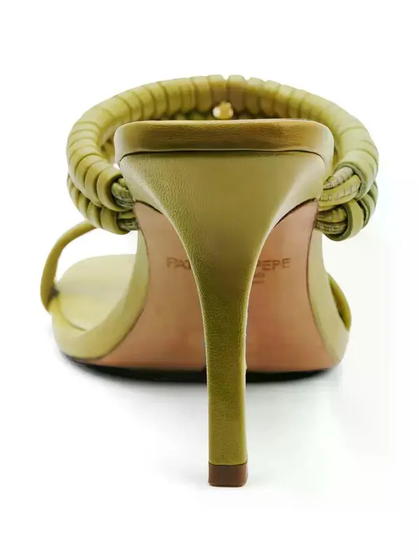 Patrizia Pepe Heeled Braided Sandals
