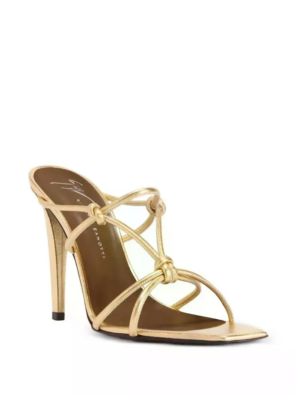 GIUSEPPE ZANOTTI Knotted 90mm Sandals