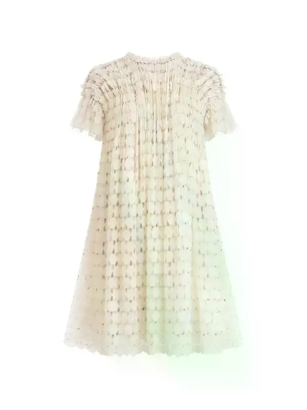 Ulla Johnson Layla Ruffled Mini Dress - Neutrals