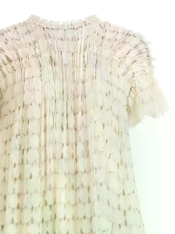 Ulla Johnson Layla Ruffled Mini Dress - Neutrals