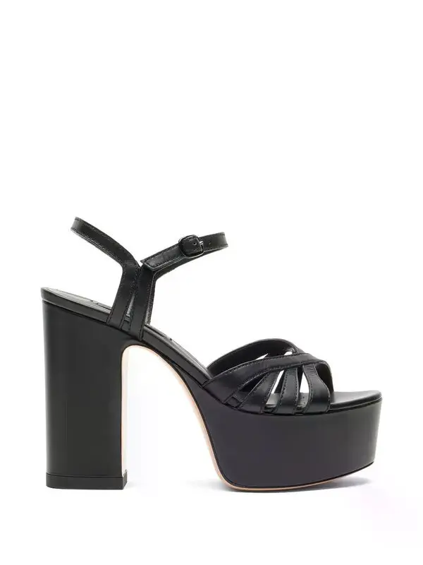 Casadei Elsa Platform Sandals - Black