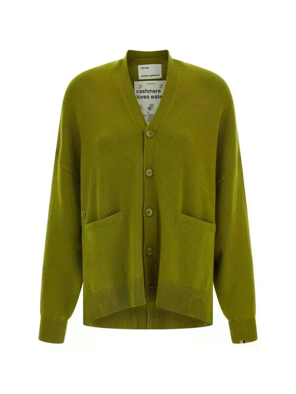 EXTREME CASHMERE X Nº24 Tokio V-neck Cardigan - Green