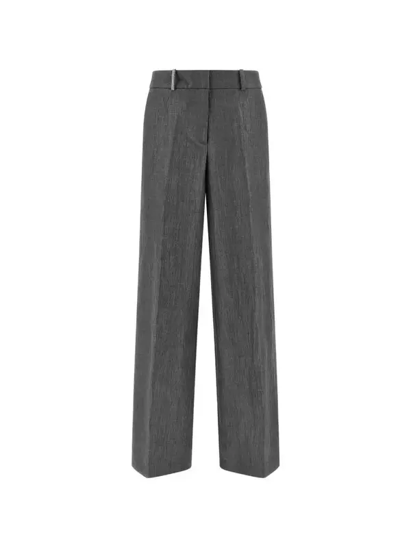 Peserico Punto Luce Detail Tailored Trousers - Grey