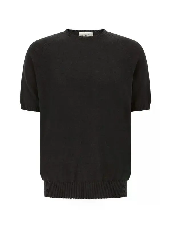 MA'RY'YA Short-sleeve Knitted T-shirt