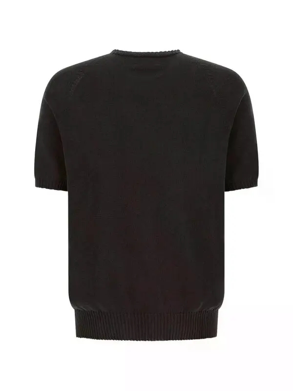 MA'RY'YA Short-sleeve Knitted T-shirt