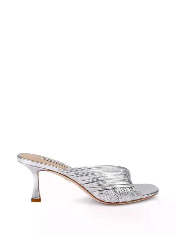 Badgley Mischka Winta Knotted Sandals - Silver