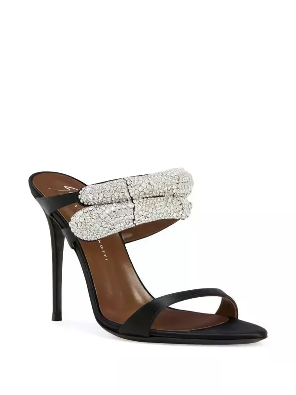 GIUSEPPE ZANOTTI Elise Soiree Sandals - Black