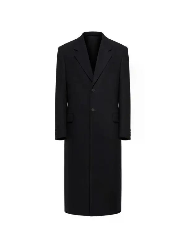 THE ROW Buttoned Coat - Black