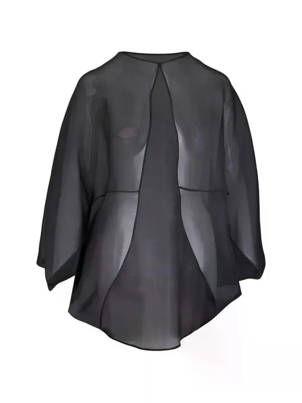 PETER COHEN Silk Cape - Black