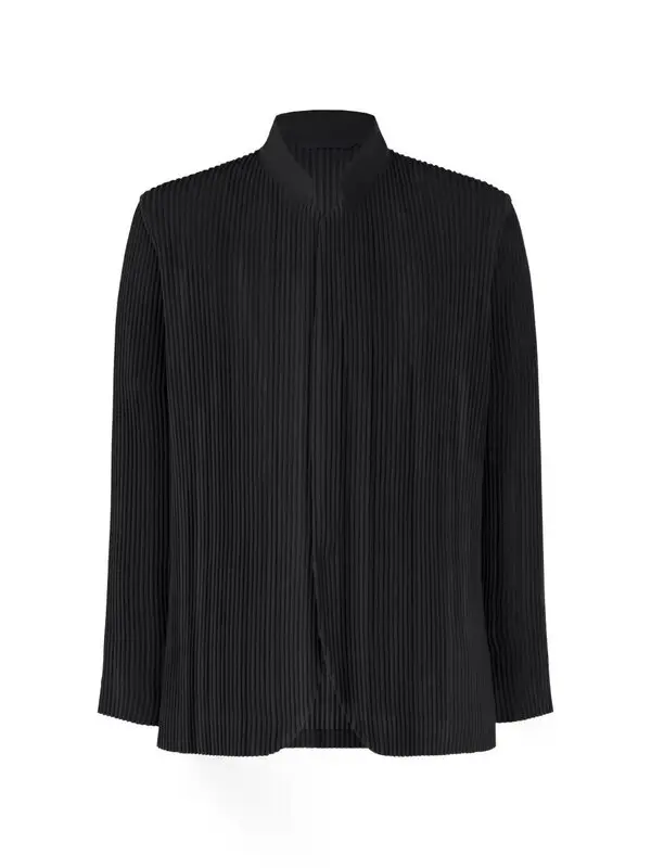 Issey Miyake Pleated Jacket - Black