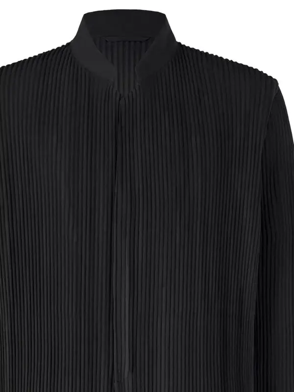 Issey Miyake Pleated Jacket - Black