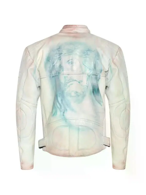 LA MASKARADE Zip-up Leather Jacket