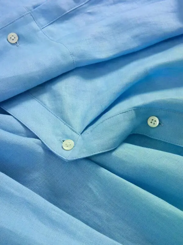 Veronica Beard Perezzi Draped Shirt - Blue