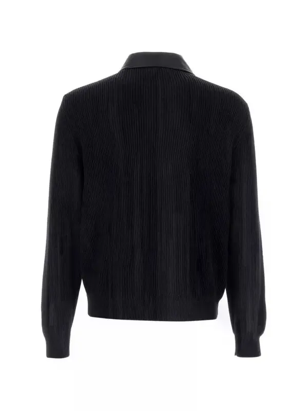 Brunello Cucinelli Leather Panelled Jacket