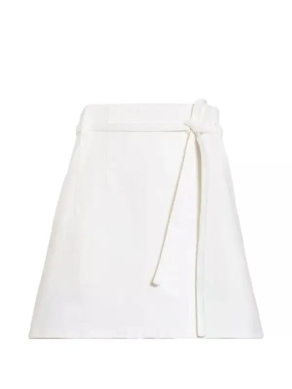 Tanya Taylor Annika Side-tie Skirt - White