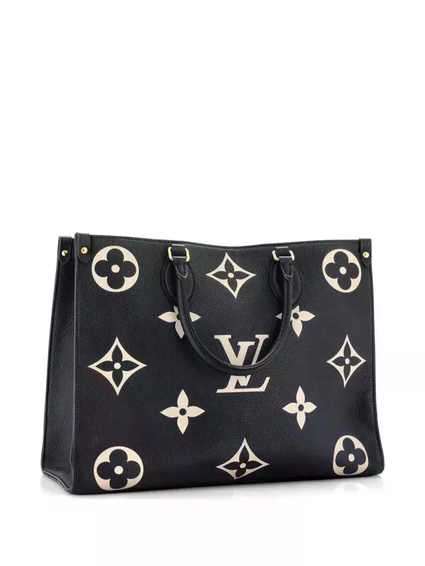 LOUIS VUITTON Onthego Tote Bicolor Monogram Empreinte Giant Mm - Black