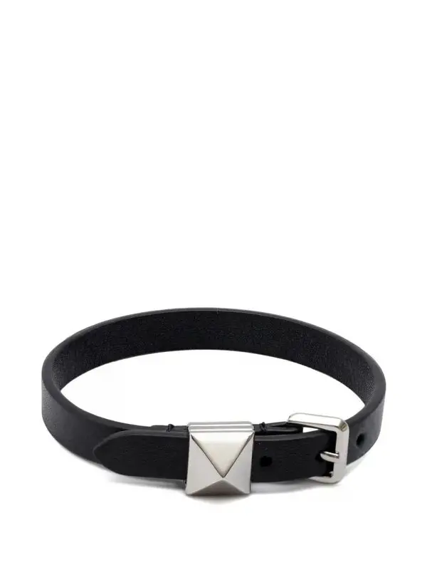 Valentino Garavani Stud Buckle Bracelet - Black