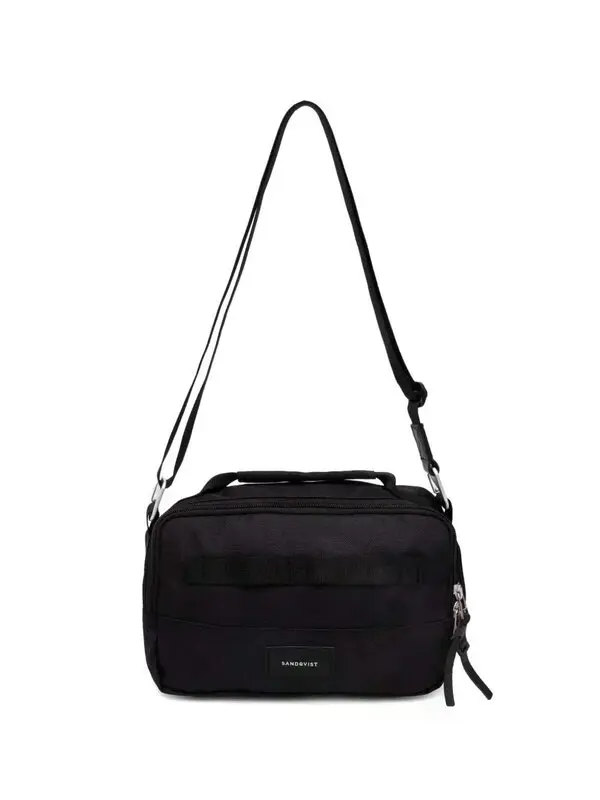 SANDQVIST Small Olof Shoulder Bag - Black