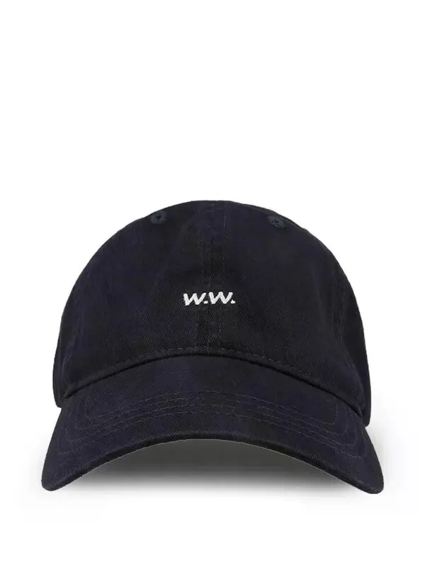 Wood Wood Logo-embroidered Baseball Cap - Blue