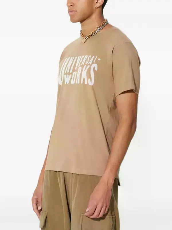 Universal Works Logo-print T-shirt