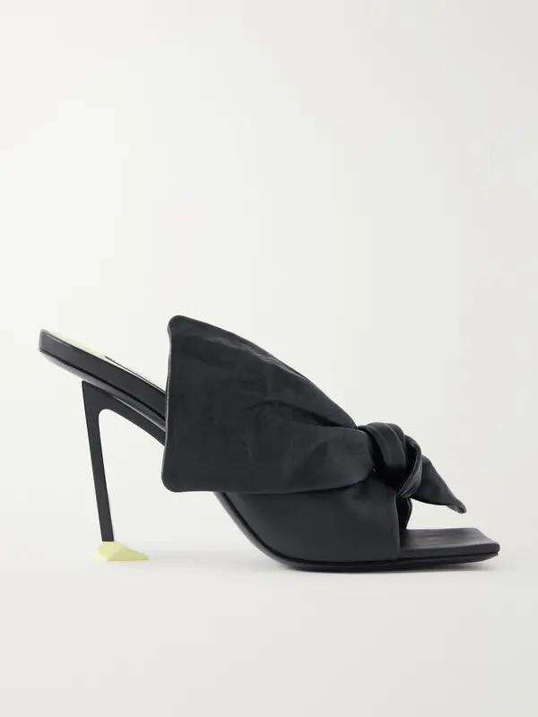 Givenchy Bow-detailed Leather Sandals