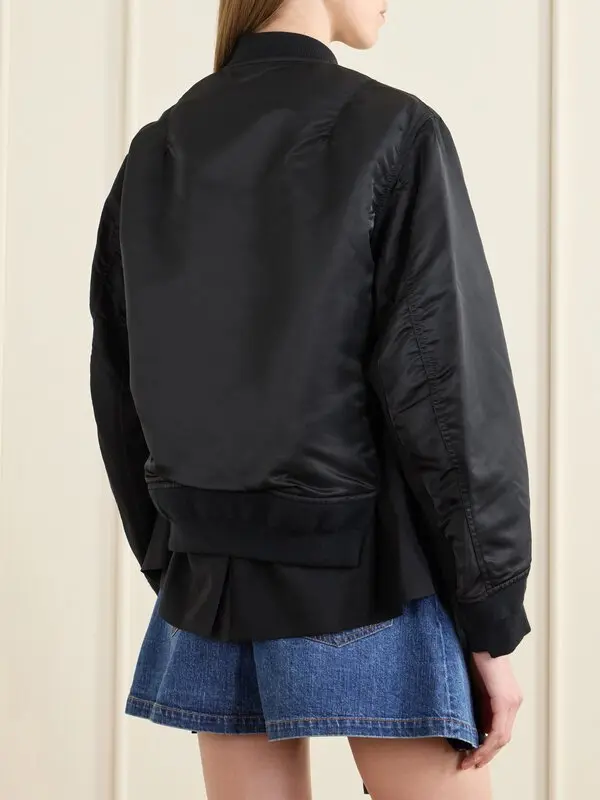 Sacai Padded Twill Bomber Jacket